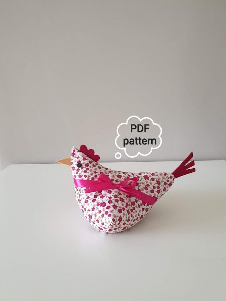 3D Easter Hen PDF Sewing Pattern & Instruction Easy - Etsy