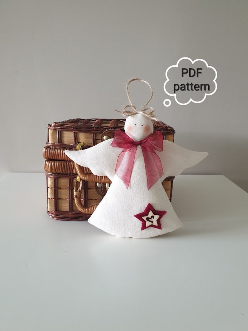 Angel Made of Fabric DIY PDF Sewing Pattern & Instruction - Etsy