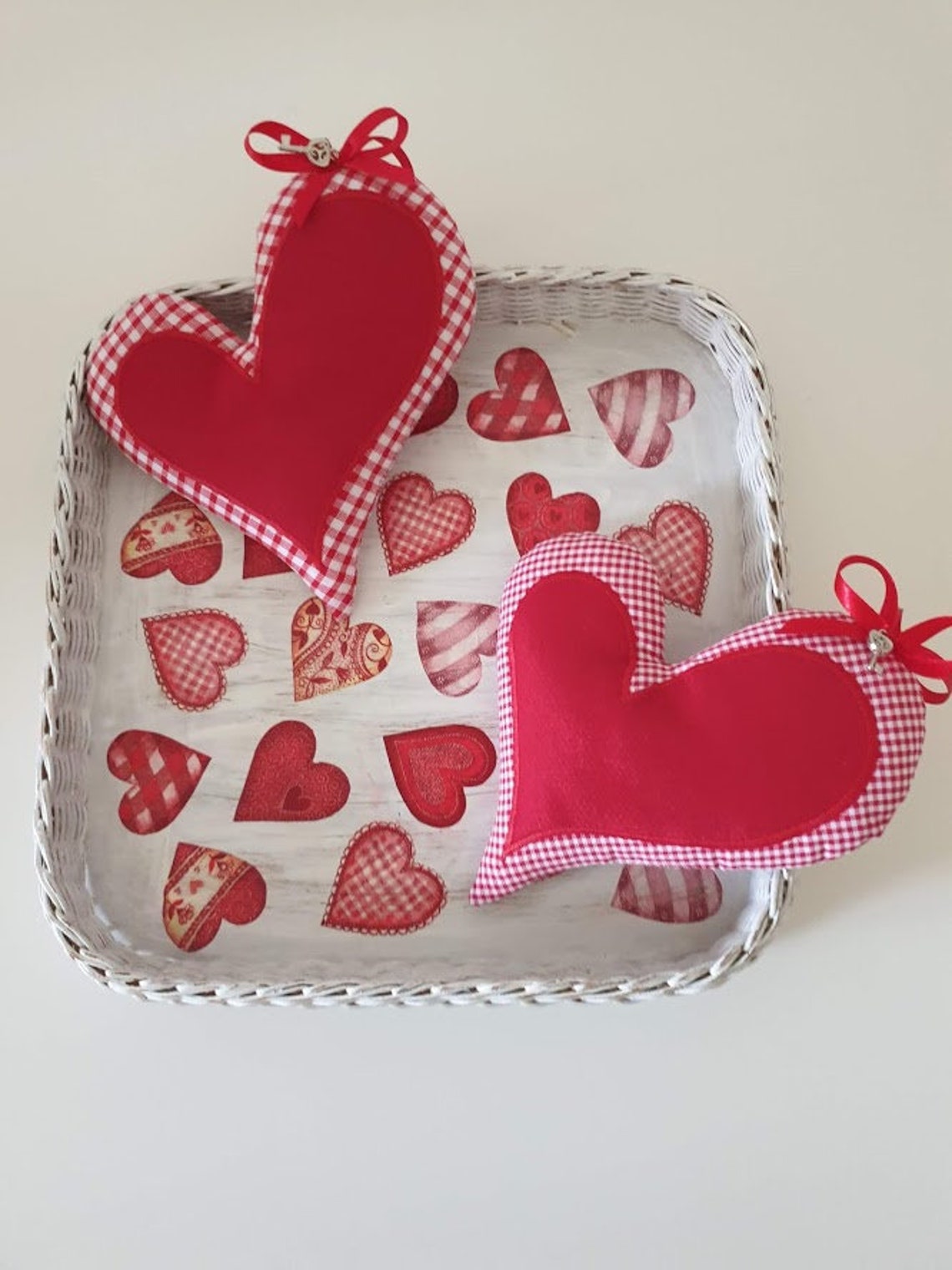 Fabric Red Love Heart PDF Sewing Pattern & Instruction the - Etsy Hong Kong