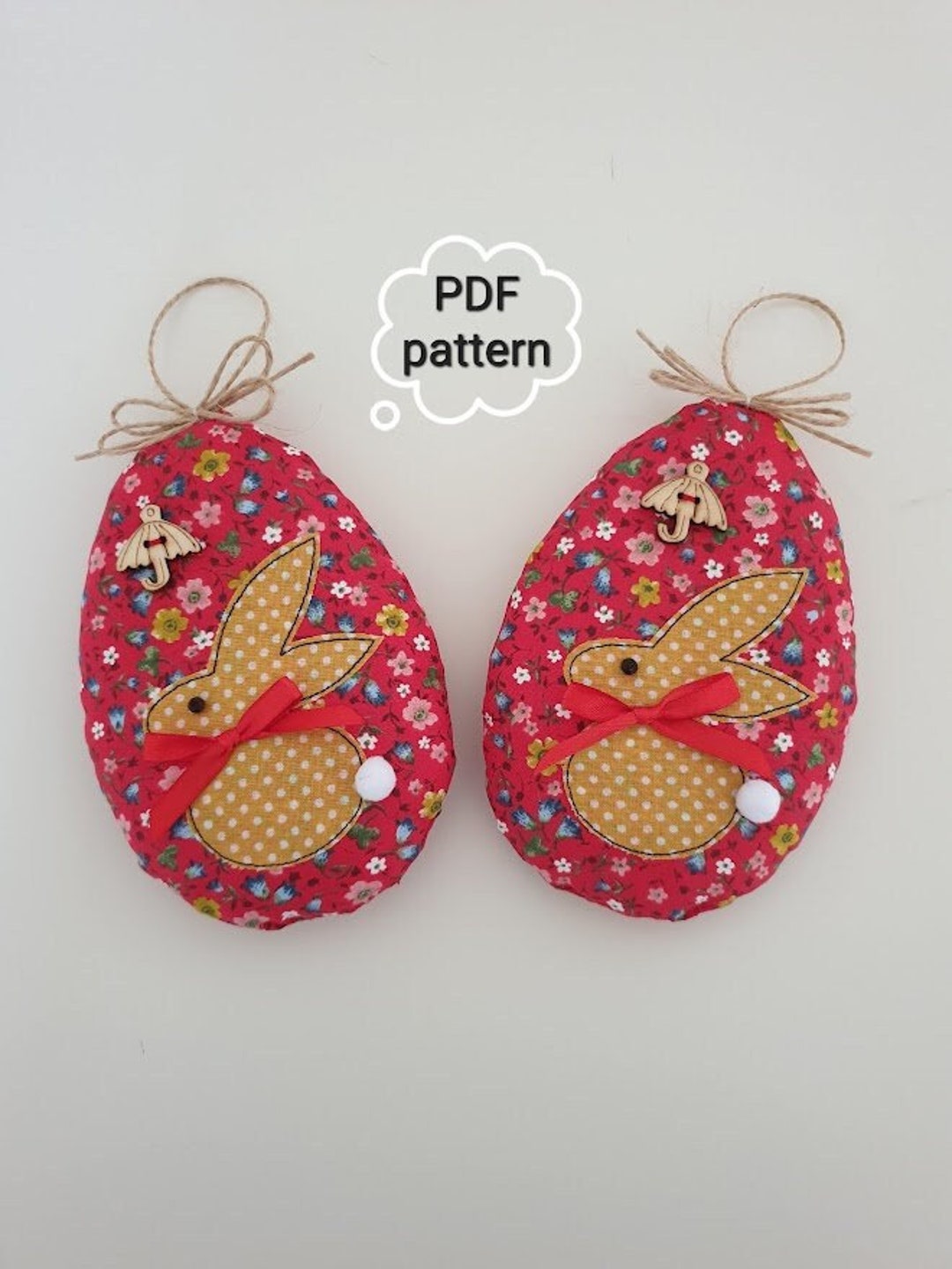 Easter Egg Easter Sewing Pattern PDF Model DIY Home - Etsy