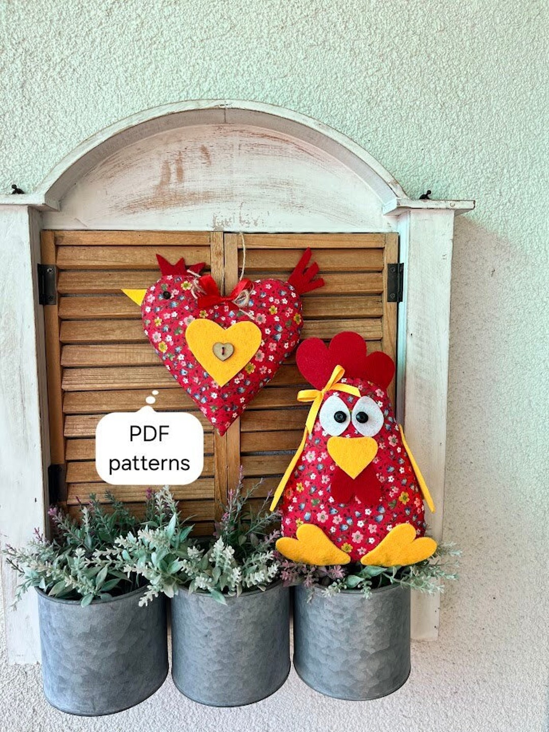 PDF Easter Chickens, Easter Crafts, Patterns & Instructions, DIY Easter ...