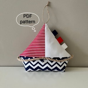 Boat, Sea Decor, PDF Pattern, Maritime, DIY, Digital, Ship, Sea Gifts ...