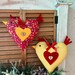 DIY Chicken-heart, Easter Model, PDF Pattern & Instructions, How to ...