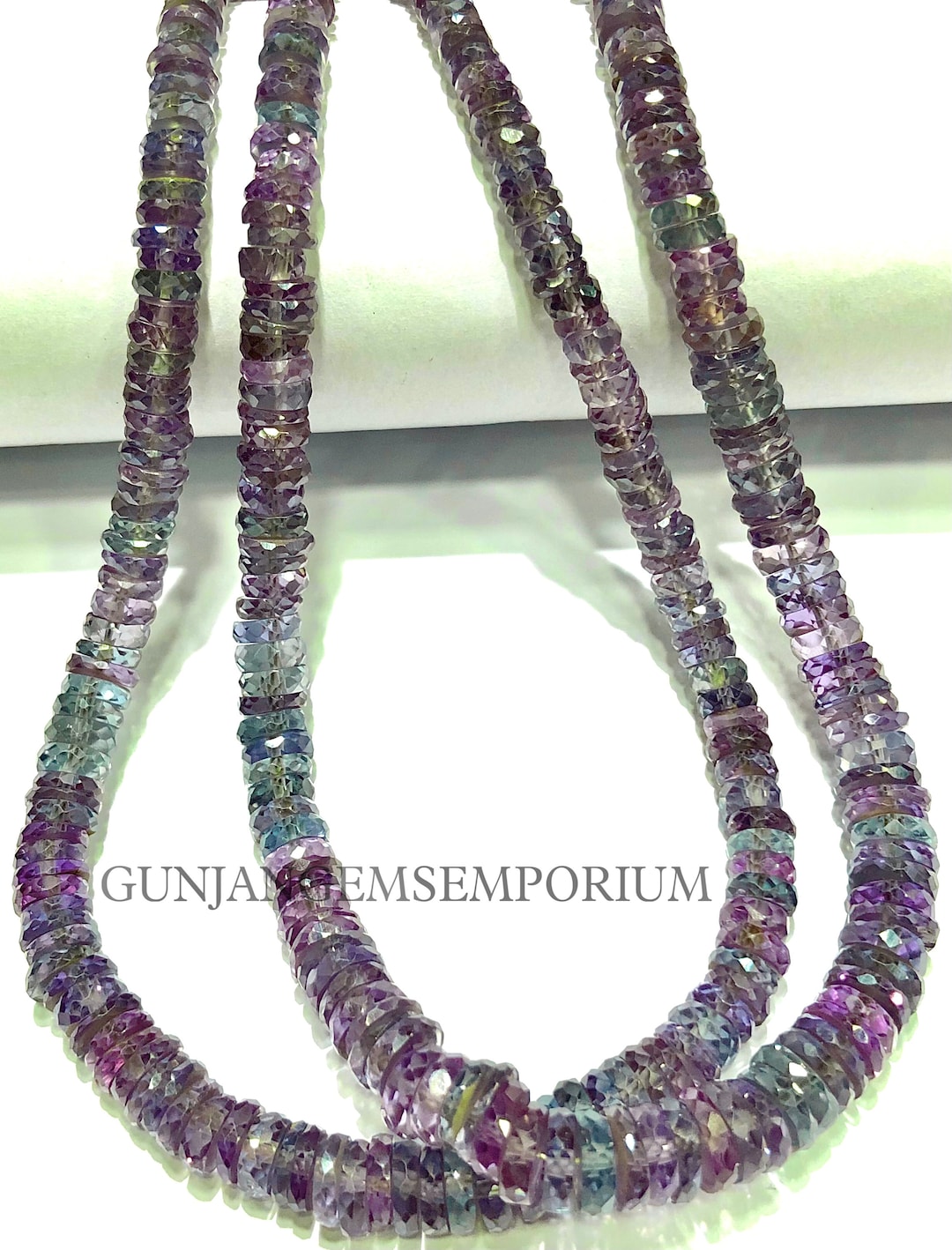 Alexandrite Bead Tyre Beads AAA+ Rare~~alexandrite Faceted Wheel Shape ...