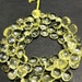 ON SALE Natural and Rare Lemon Topaz Faceted Beads. Heart - Etsy