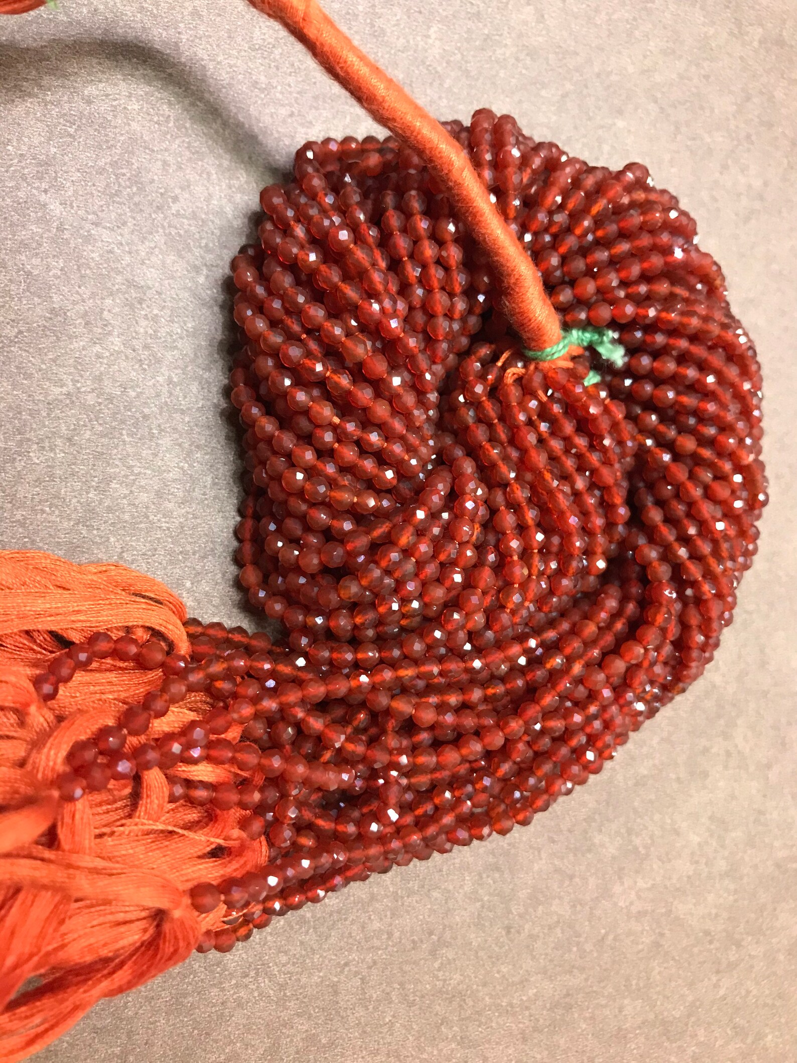 RED ONYX!! Beautiful 3.20mm Red Onyx Faceted Micro Cut Beads.13” 3.20mm ...