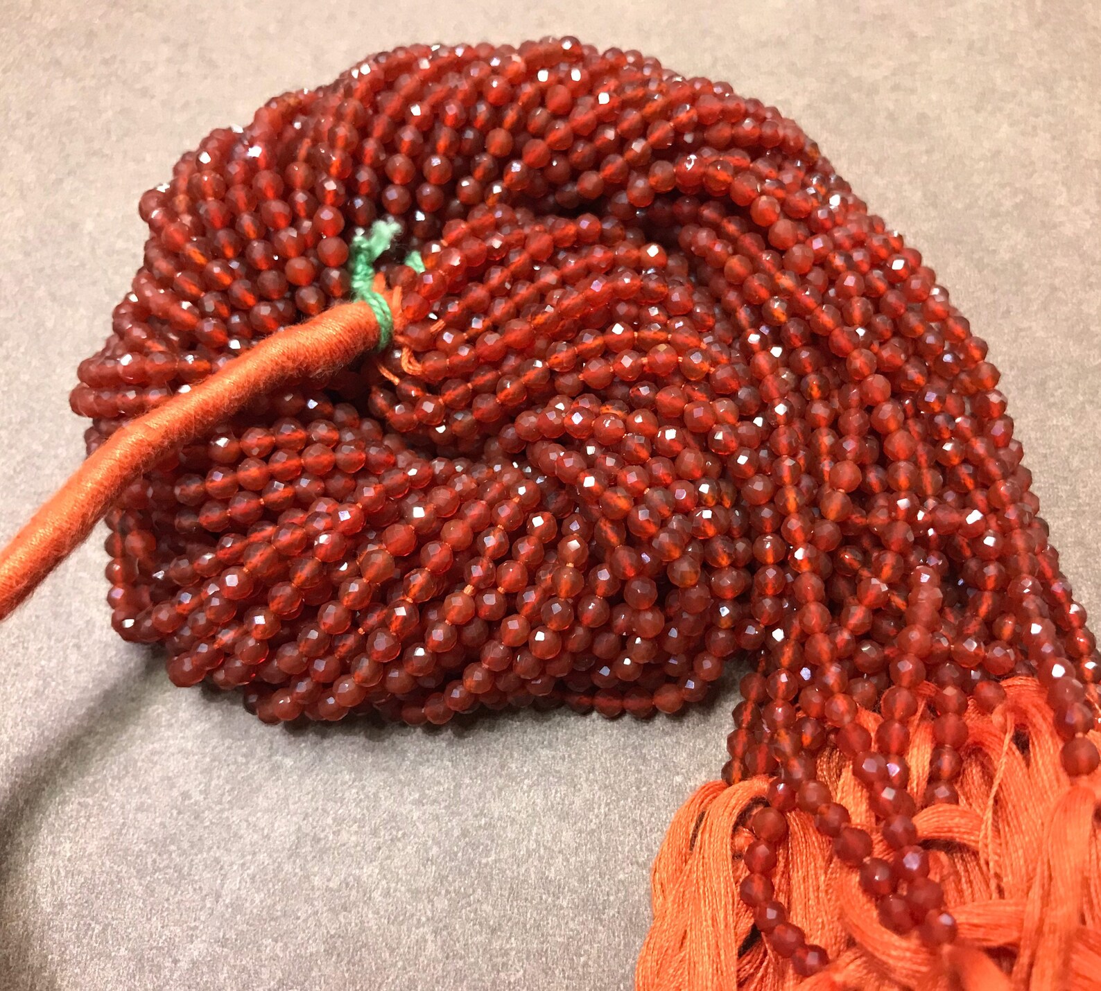RED ONYX!! Beautiful 3.20mm Red Onyx Faceted Micro Cut Beads.13” 3.20mm ...