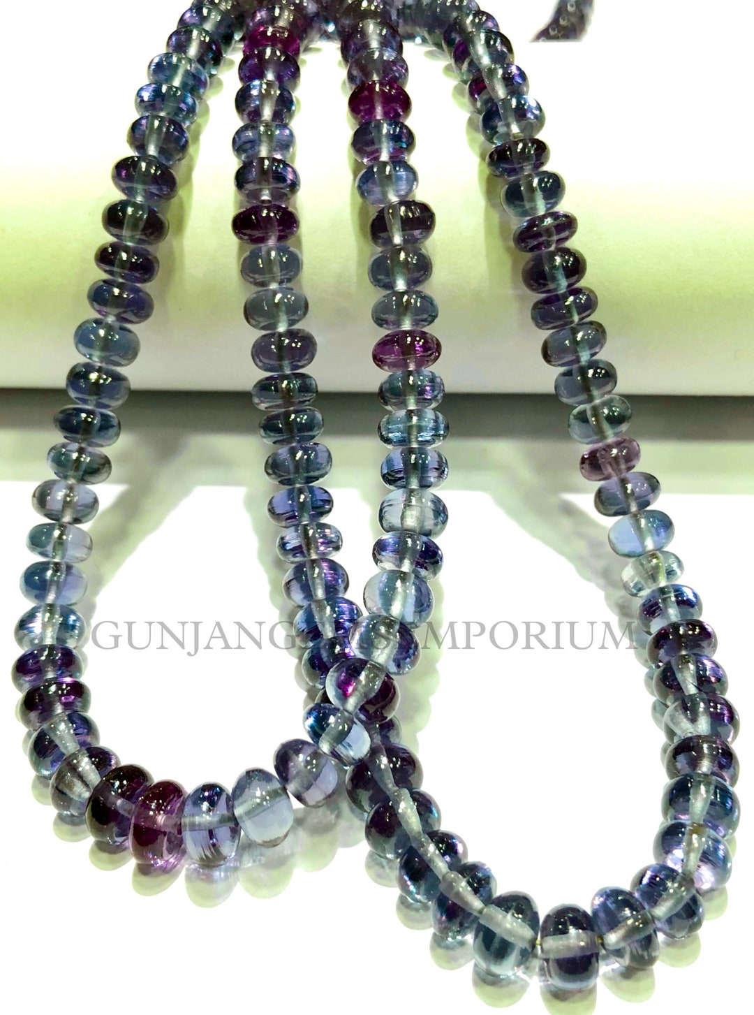 AAA+ Rarest~~alexandrite Beads Color Changing 6-7mm Alexandrite Smooth ...
