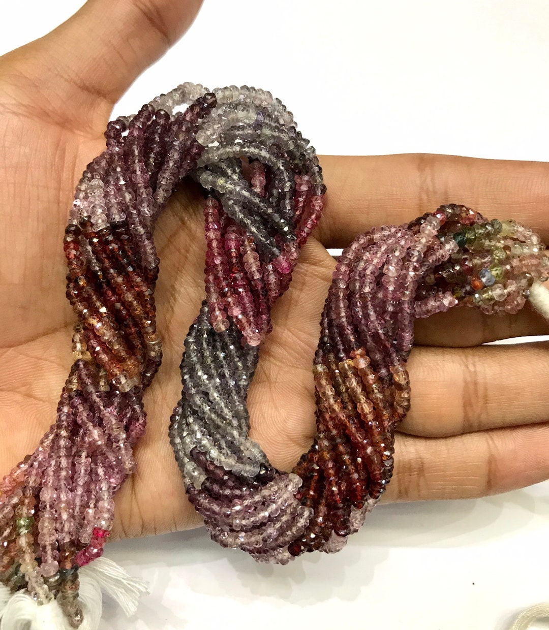 Exceptional Quality MULTI Color SPINAL Gemstone Beads//rondelle Shape 3 ...