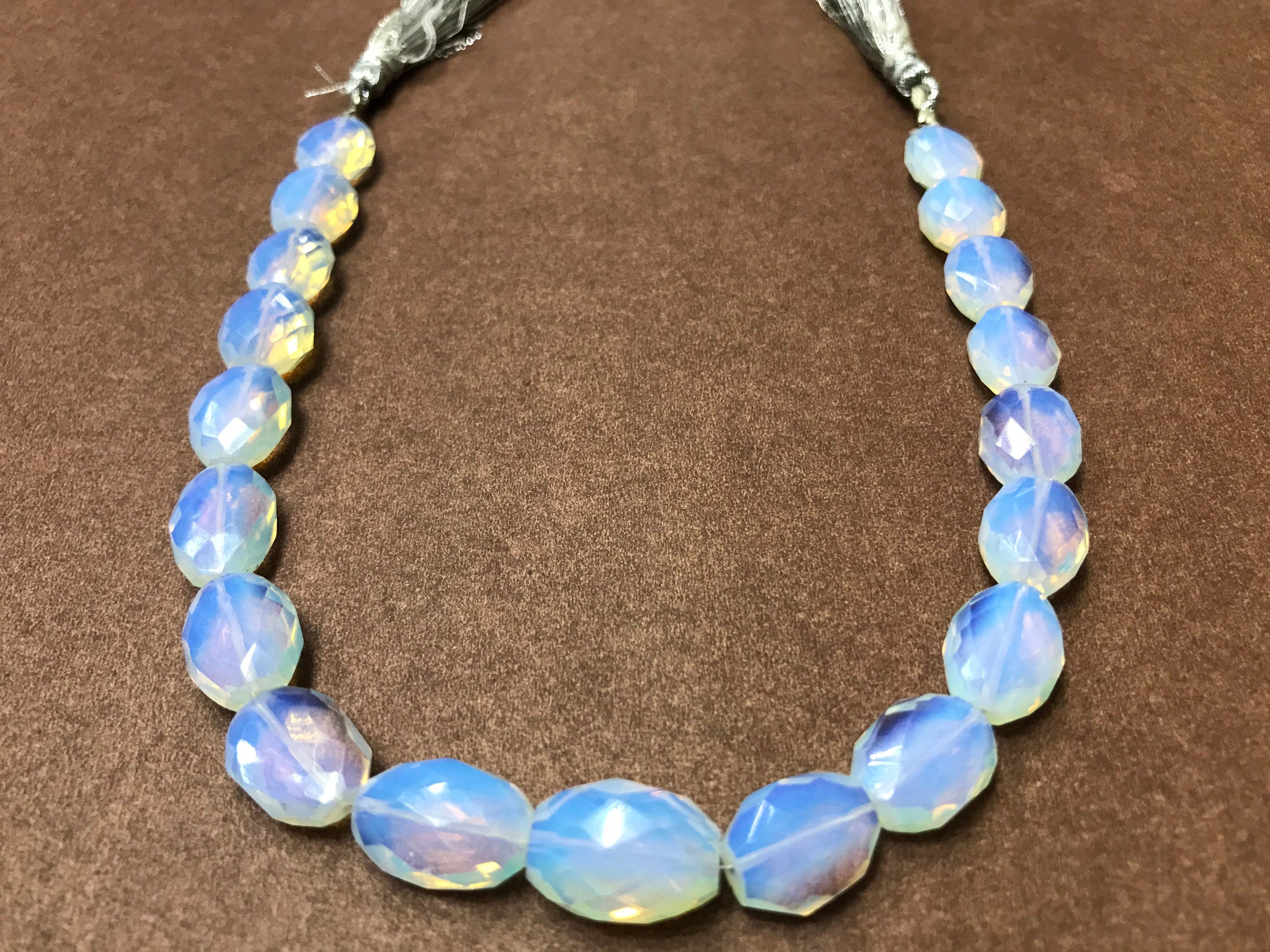 On SALE!!! 13-16mm Rainbow Quartz Oval Shape Gemstone Beads Briolettes ...