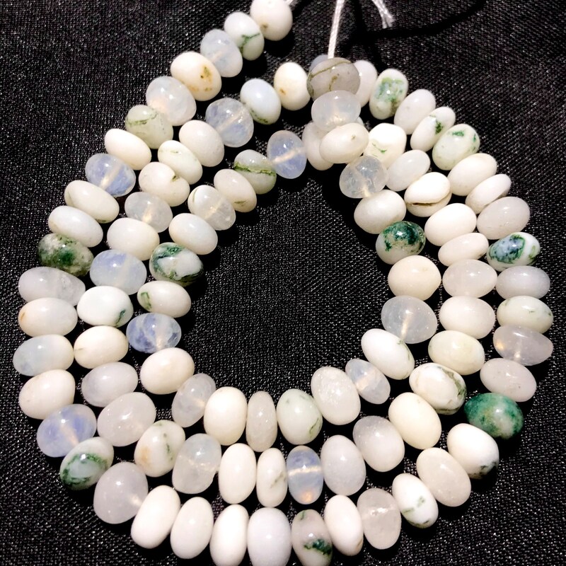 White Agate Beads - Etsy