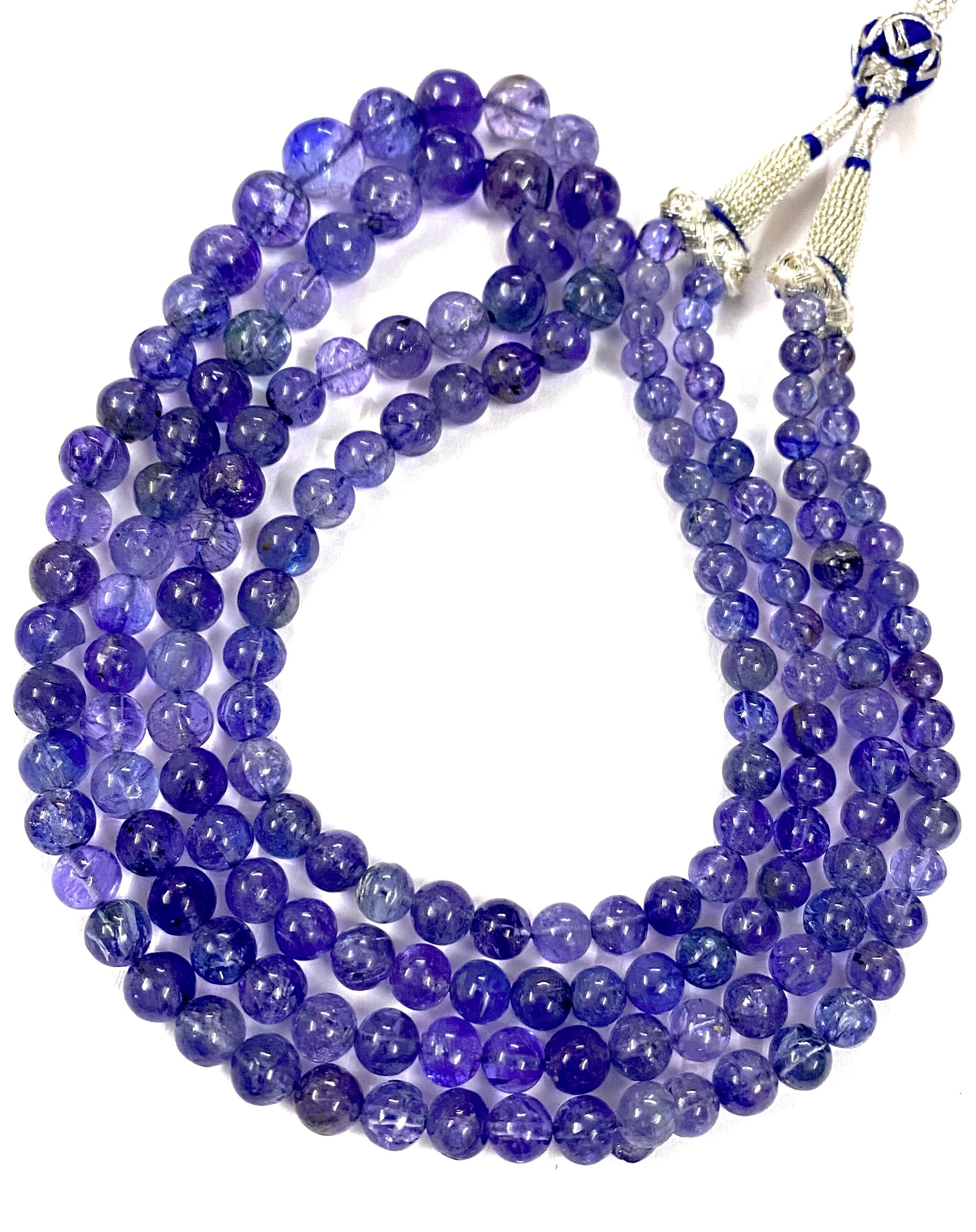 Tanzanite bead necklace store