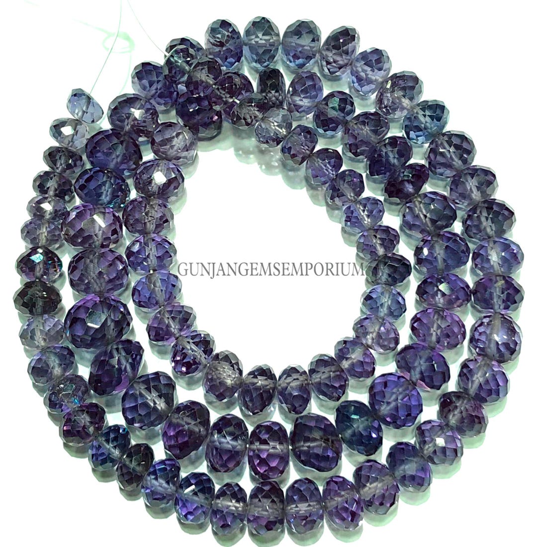 Alexandrite Bead AAA+ Rare~alexandrite Faceted Rondelle Beads 6-9mm ...