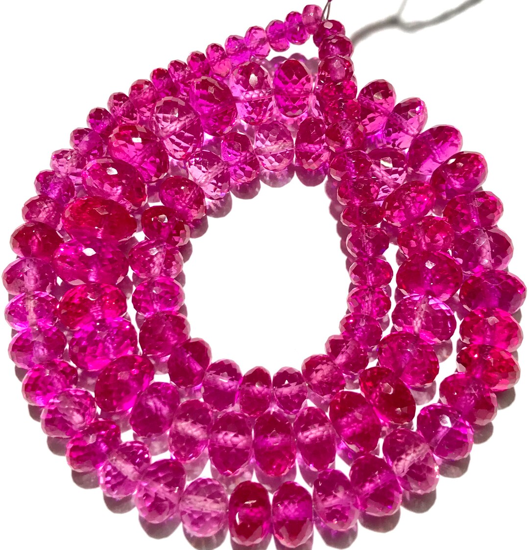 Very Gorgeous~aaaa+ Quality Pink Spinel Beads Shaded Pink Spinel ...