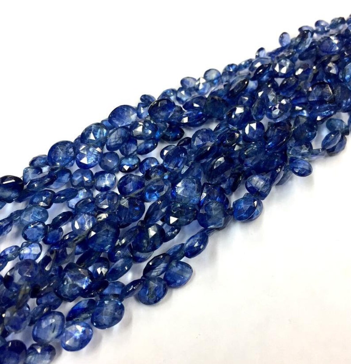 Natural Faceted Kyanite Heart Shape Beads 7mm Kyanite Heart | Etsy