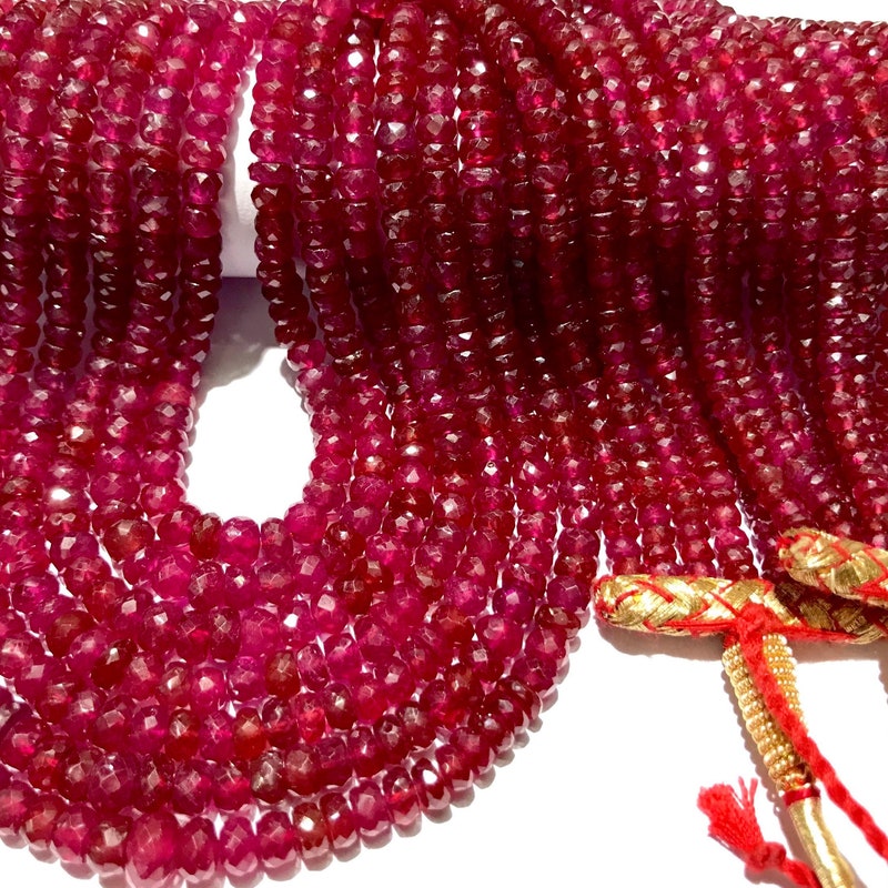 Red Ruby Necklace - Etsy
