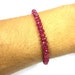 Natural Faceted Ruby Bracelet Dainty Bracelet Ruby Faceted Gemstone ...