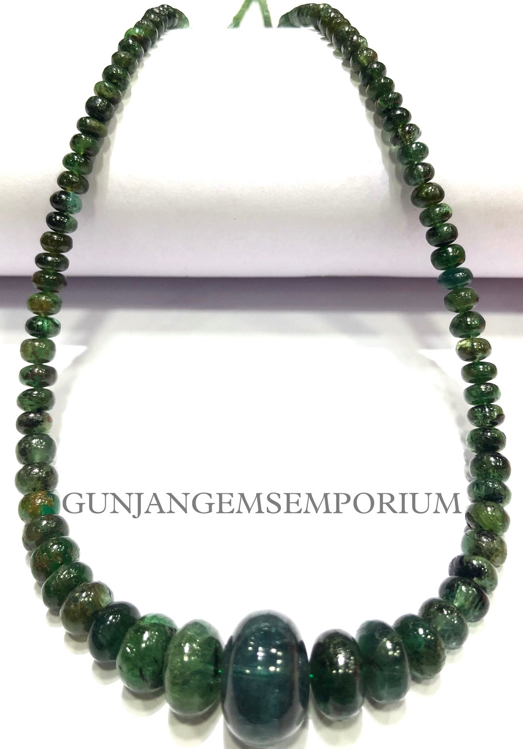 Rare Color~aa Green Emerald Smooth Rondelle Beads Natural Emerald Beads ...