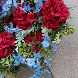 Spring Everyday Wreath for Front Door Patriotic Colors Can Also Be Used ...