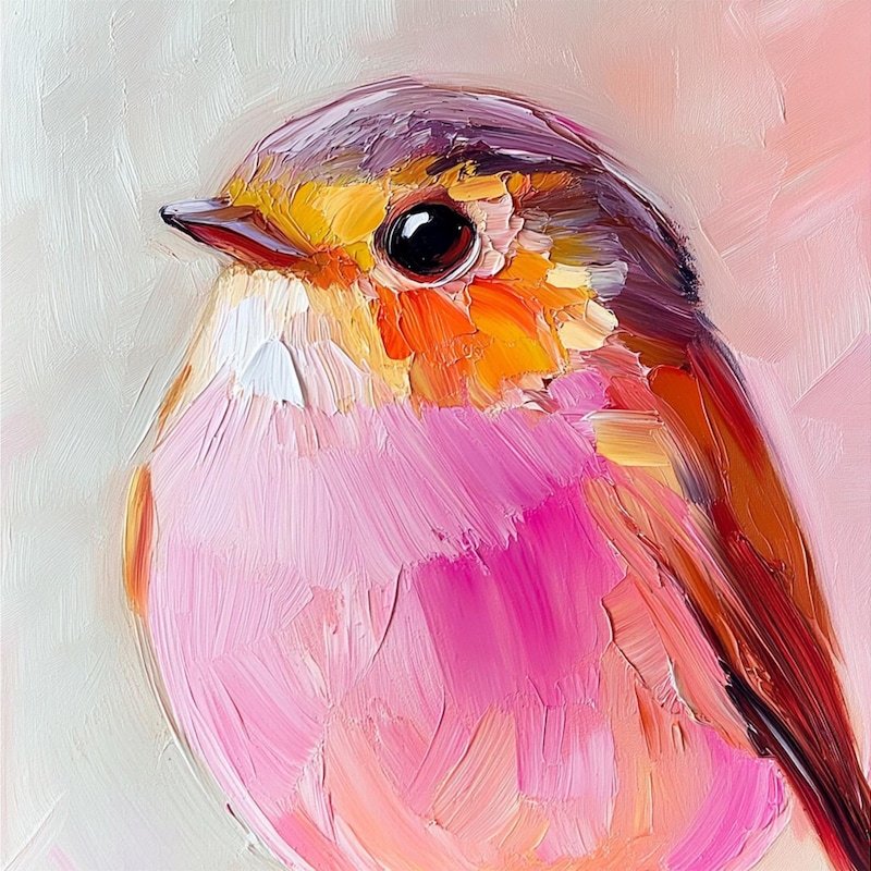 Robin Painting - Etsy UK