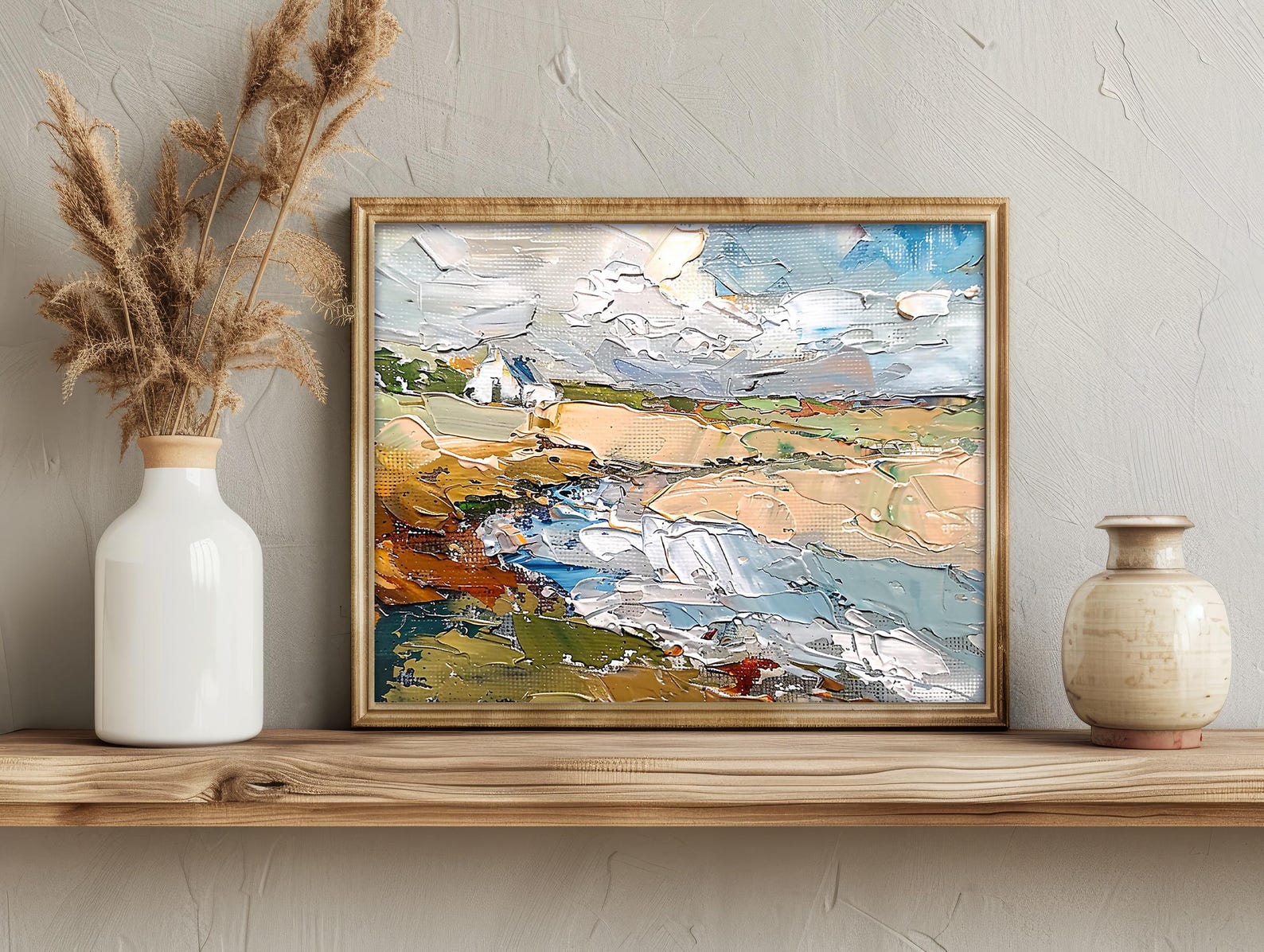 Irish Cottage Painting Connemara Impasto Oil Painting Galway Landscape ...