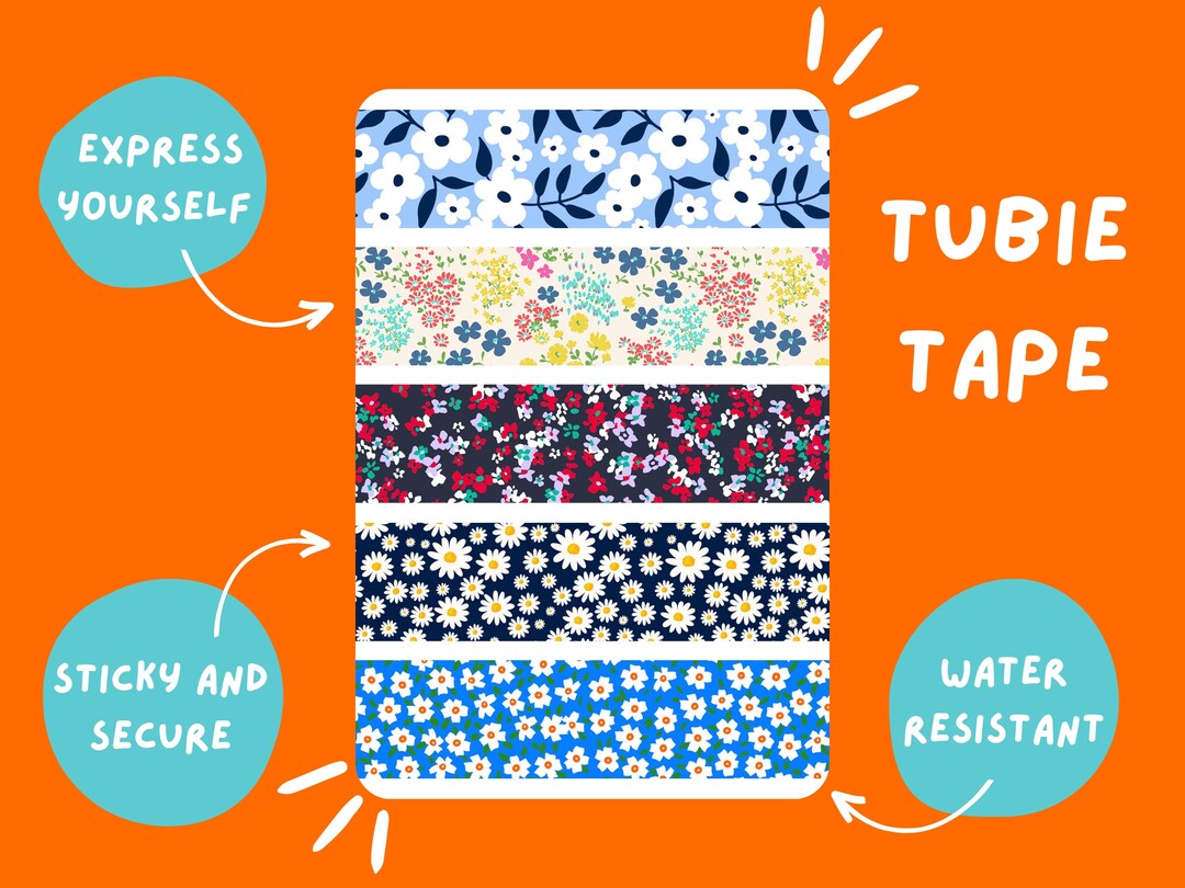 Tubie Tape DITSY TUBIE TAPE Multi Tubie Life Ng Tube Tape - Etsy