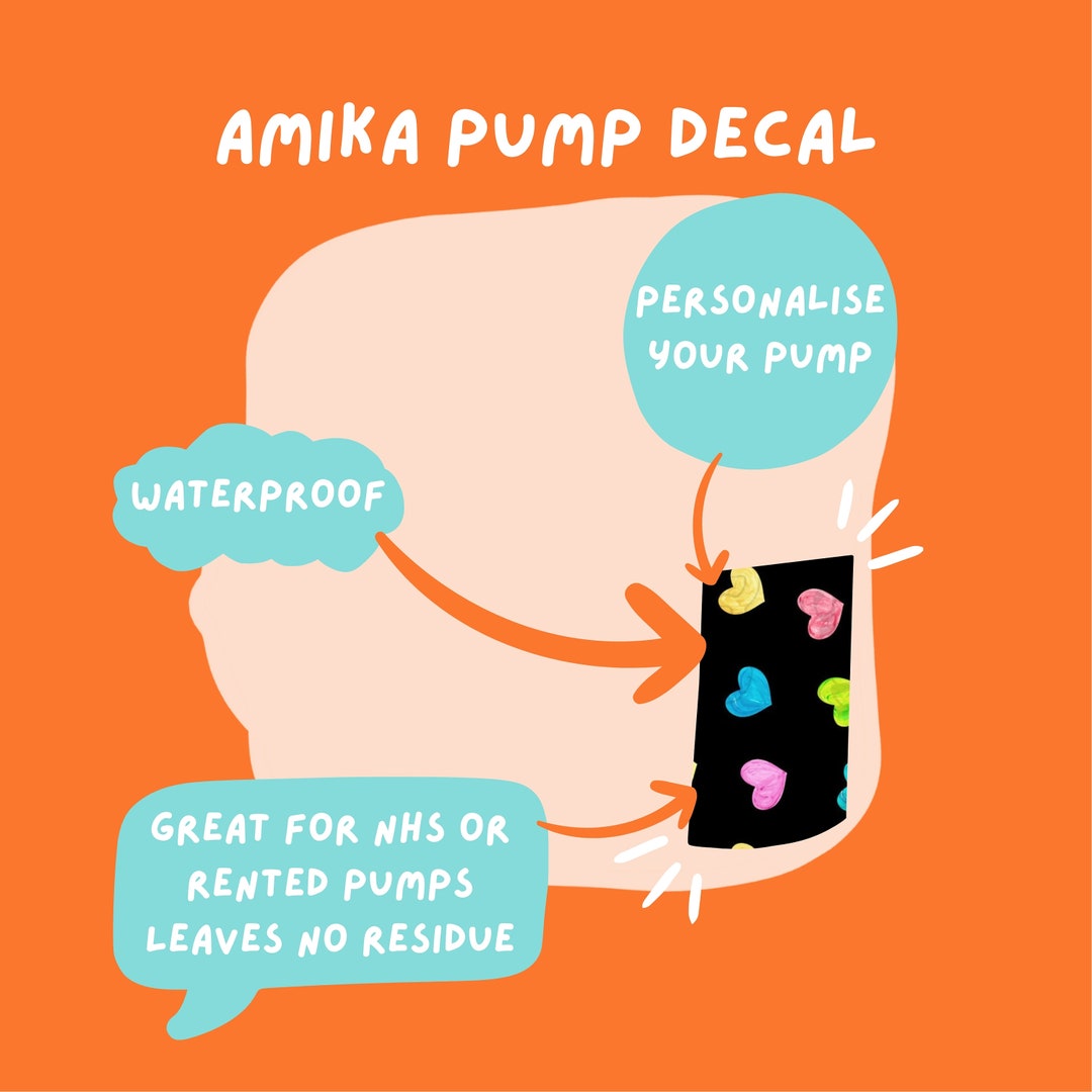 Amika Pump Sticker Tubie Life Pump Decal for Fresenius Kabi and ...
