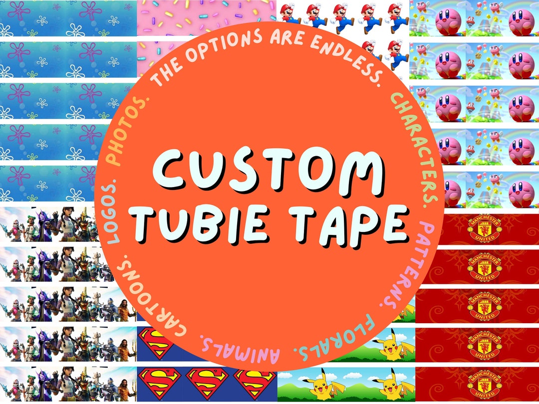 Custom Tubie Tape Ng Tube Tape Tubie Life Personalised Tubie Tape - Etsy