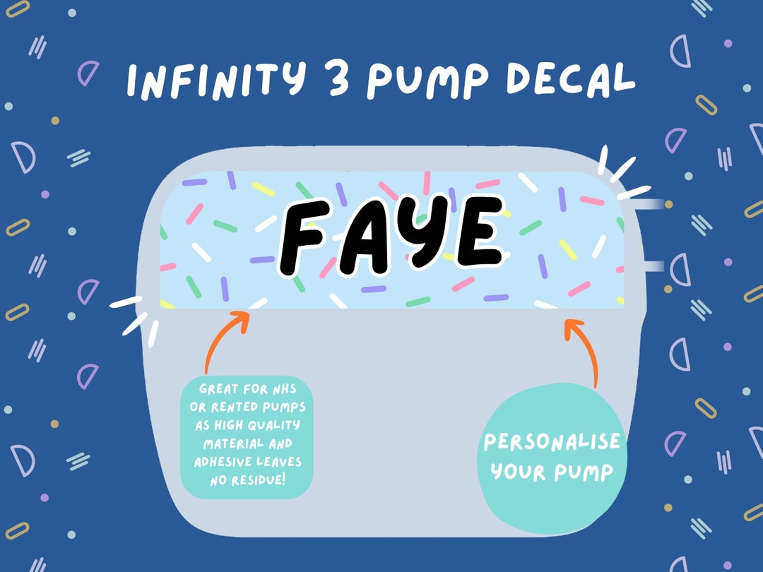 Infinity 3 Pump Sticker Tubie Life Feeding Pump Decal for Nutricia ...