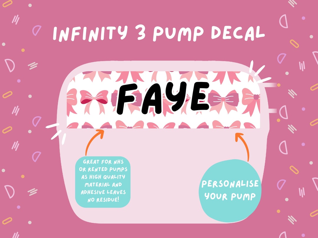 Infinity 3 Pump Sticker Tubie Life Feeding Pump Decal for Nutricia ...