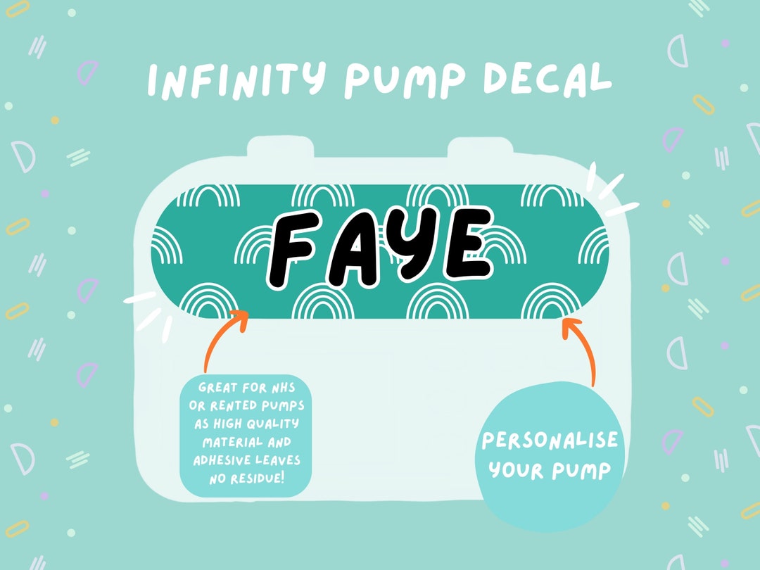 Infinity Pump Sticker Tubie Life Feeding Pump Decal for Nutricia ...