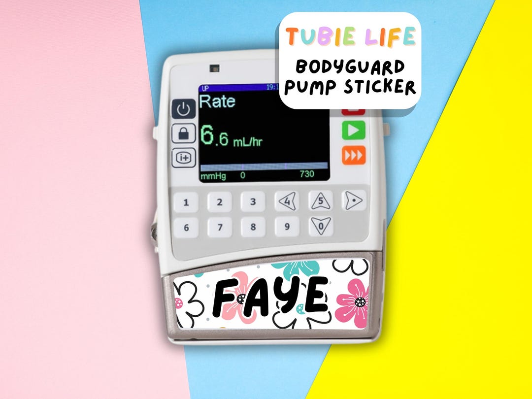 TPN Pump Sticker for Bodyguard Parenteral Feeding Pump Tubie Life ...