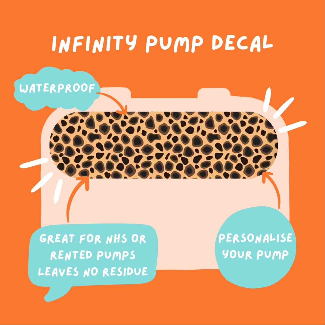 Infinity Pump Sticker Tubie Life Pump Decal for Nutricia and Moog ...