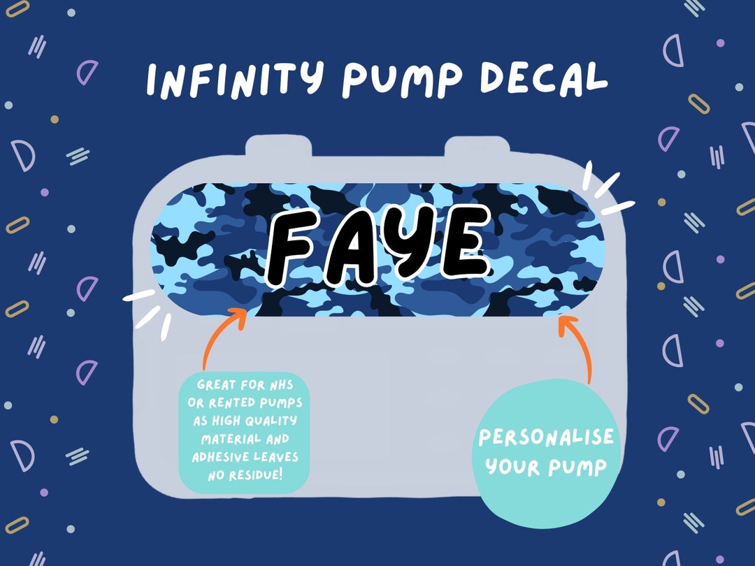 Infinity Pump Sticker Tubie Life Feeding Pump Decal for Nutricia ...