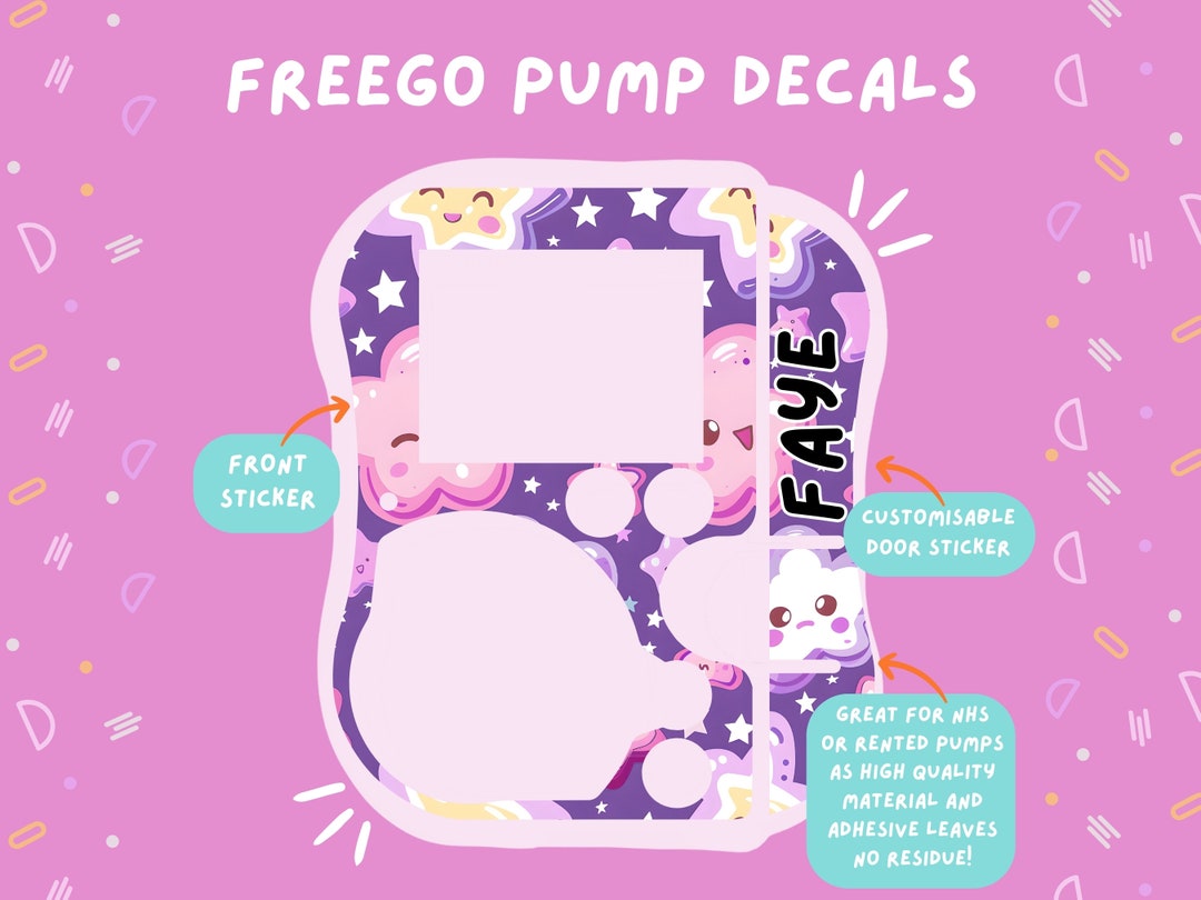 Freego Pump Sticker Tubie Life Feeding Pump Decal for Abbott Freego ...