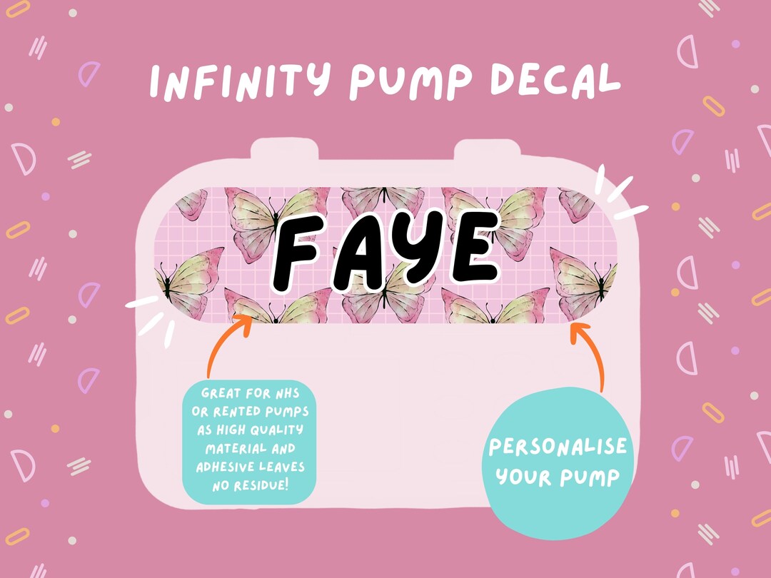 Infinity Pump Sticker Tubie Life Feeding Pump Decal for Nutricia ...