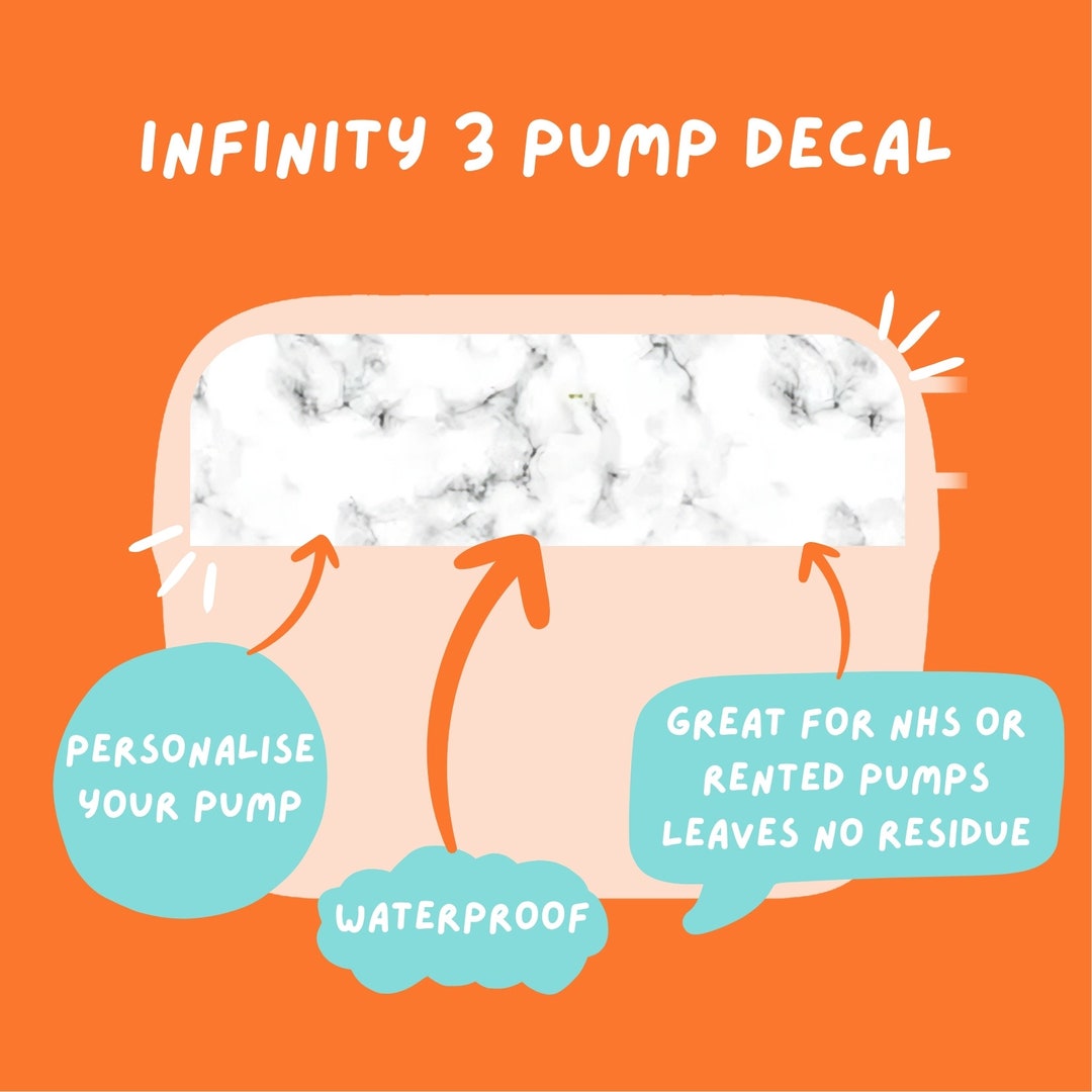 Infinity 3 Pump Sticker Tubie Life Pump Decal for Nutricia and Moog ...