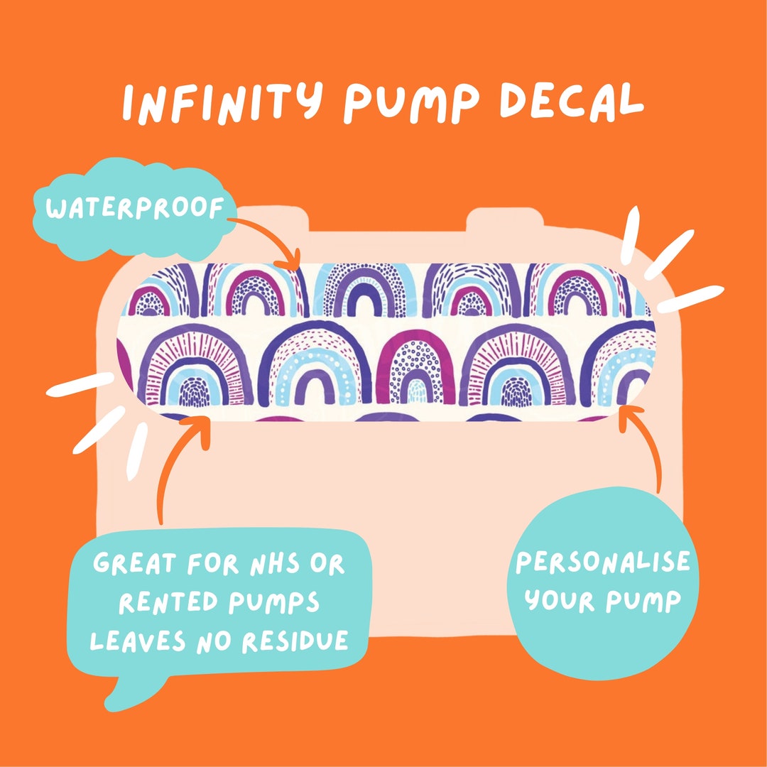 Infinity Pump Sticker Tubie Life Pump Decal for Nutricia and Moog ...