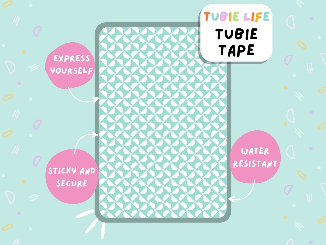TUBIE TAPE Tubie Life Pattern Ng Tube Tape for Feeding Tubes and Other ...