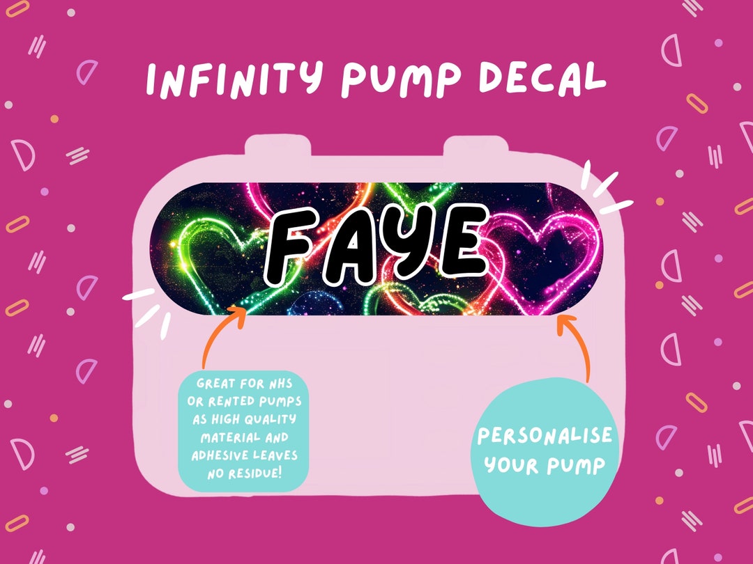Infinity Pump Sticker Tubie Life Feeding Pump Decal for Nutricia ...