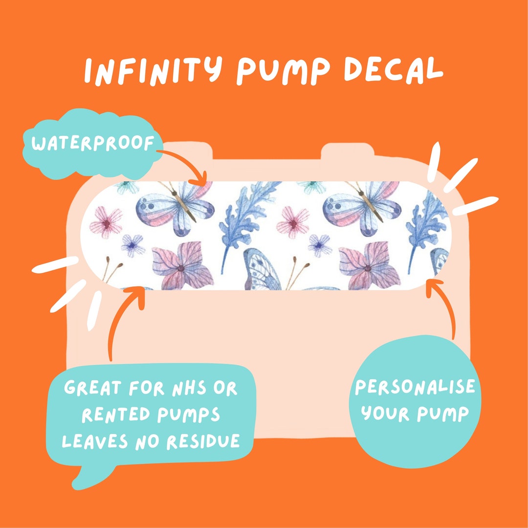 Infinity Pump Sticker Tubie Life Pump Decal for Nutricia and Moog ...