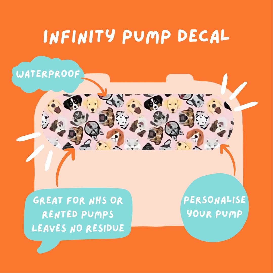 Infinity Pump Sticker Tubie Life Pump Decal for Nutricia and Moog ...