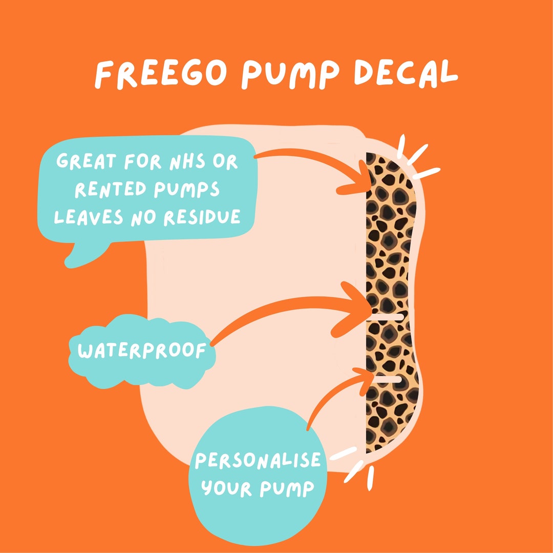 Freego Pump Sticker Tubie Life Pump Decal for Abbott Feeding Pumps - Etsy