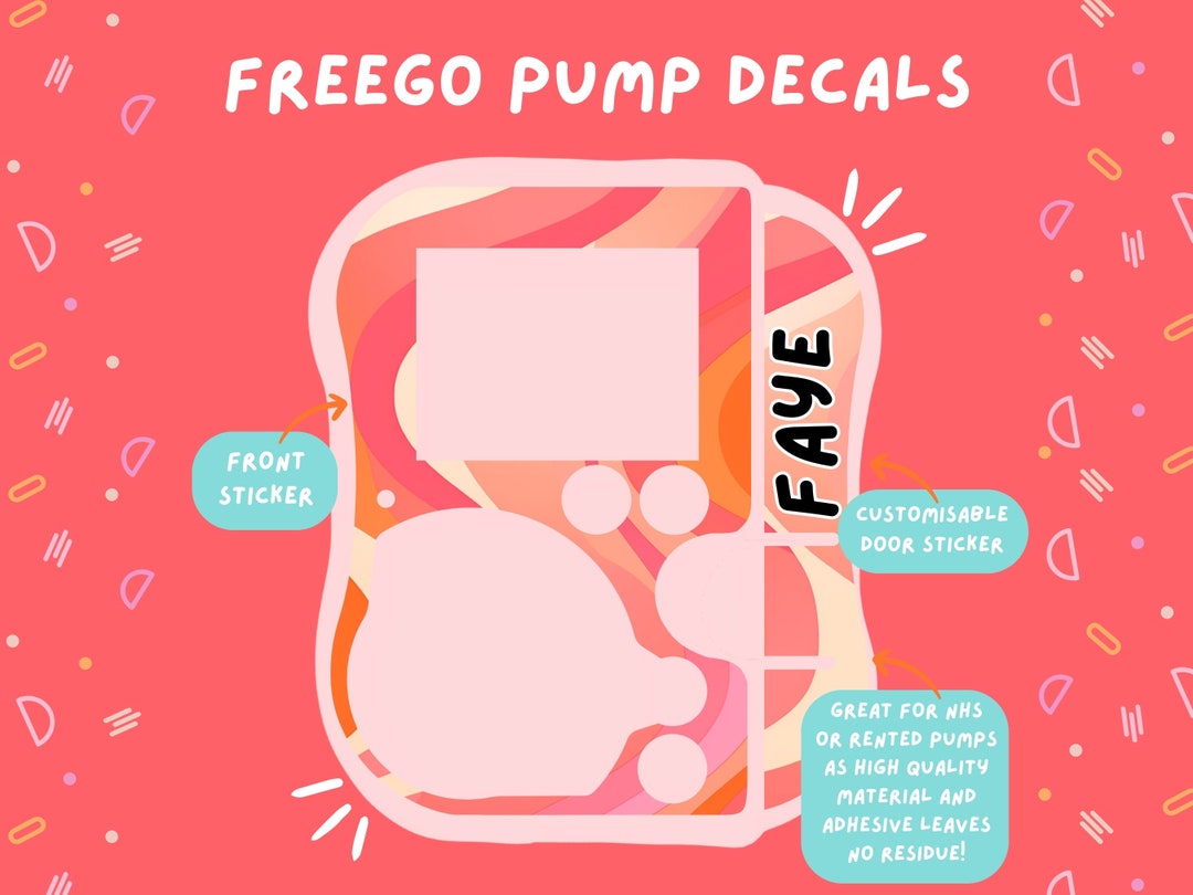 Freego Pump Sticker Tubie Life Feeding Pump Decal for Abbott Freego ...