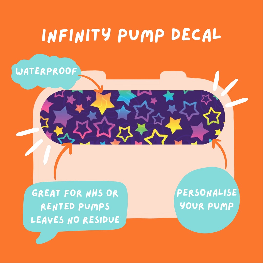 Infinity Pump Sticker Tubie Life Pump Decal for Nutricia and Moog ...