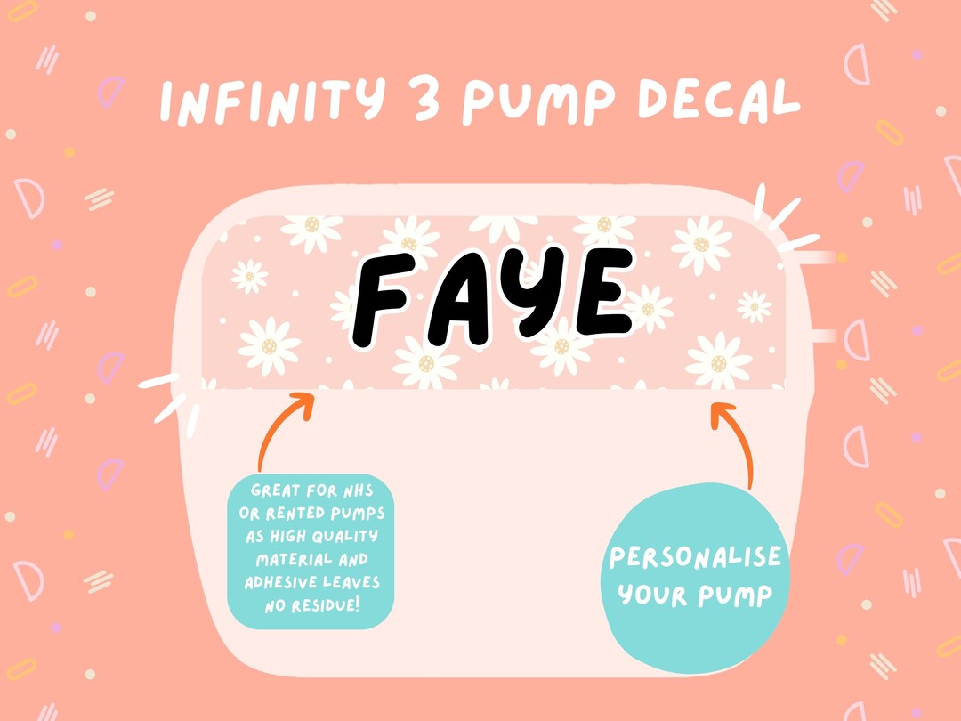 Infinity 3 Pump Sticker Tubie Life Feeding Pump Decal for Nutricia ...