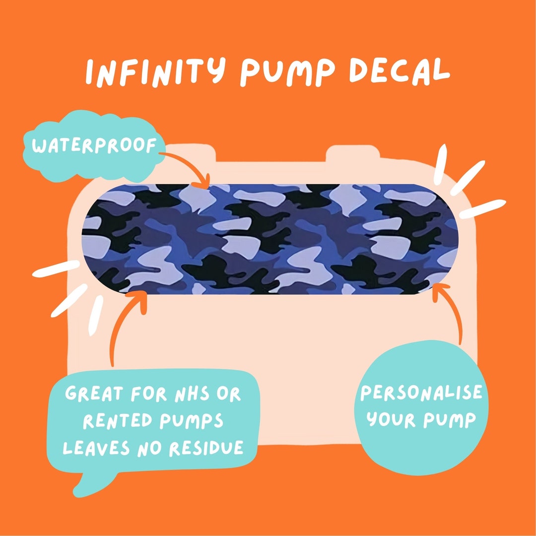 Infinity Pump Sticker Tubie Life Pump Decal for Nutricia and Moog ...