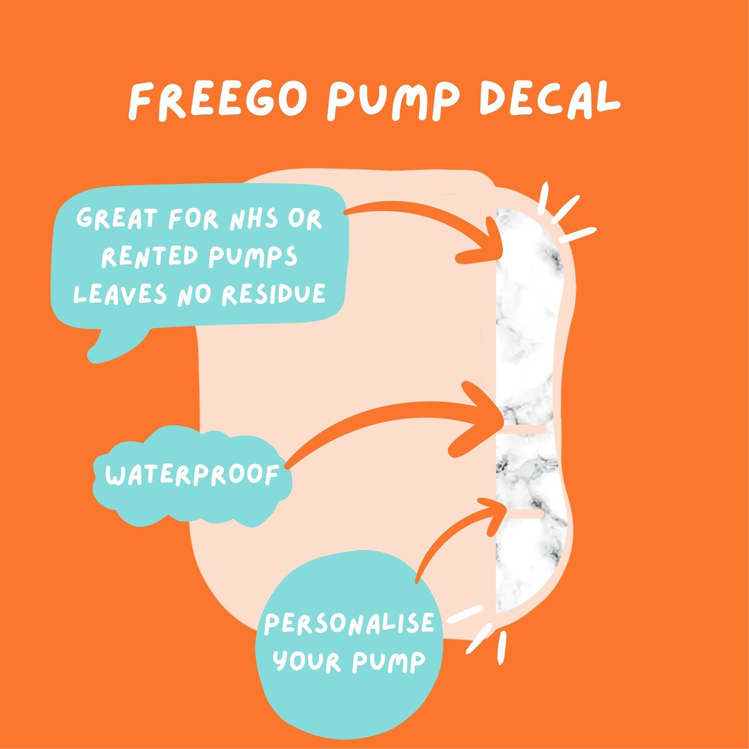 Freego Pump Sticker Tubie Life Pump Decal for Abbott Feeding Pumps - Etsy