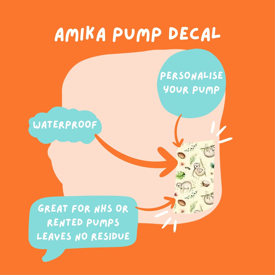 Amika Pump Sticker Tubie Life Pump Decal for Fresenius Kabi and ...
