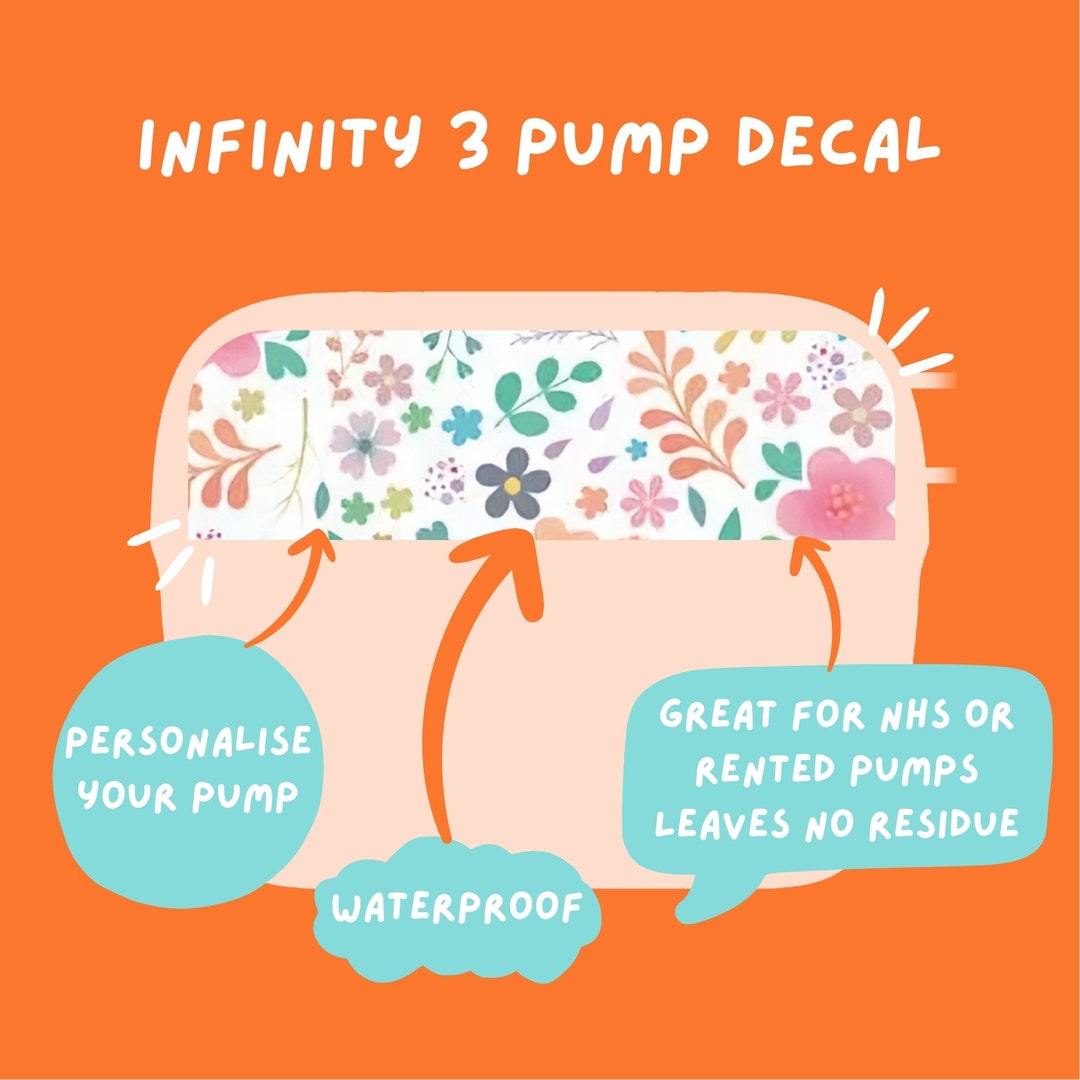 Infinity 3 Pump Sticker Tubie Life Pump Decal for Nutricia and Moog ...